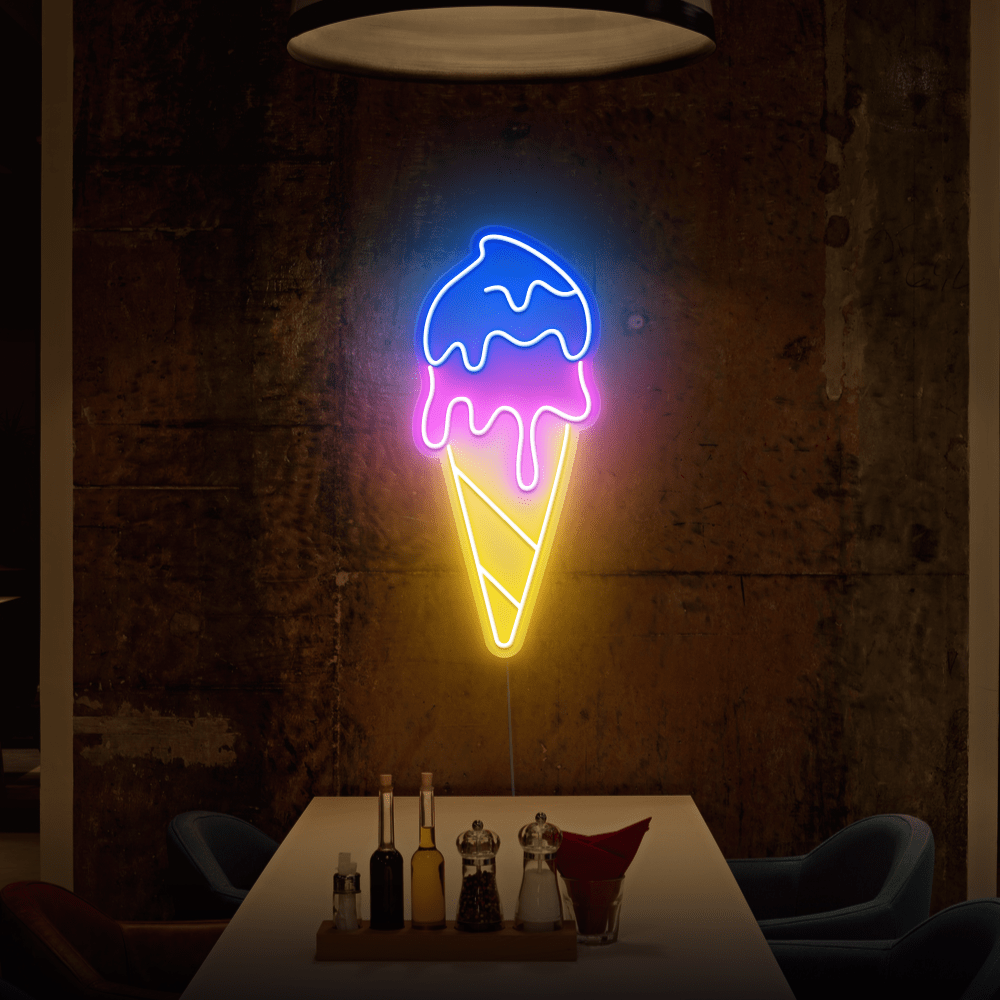 Ice Cream Neon Sign by Neon Marvels | Ice Cream Shop | Free Shipping