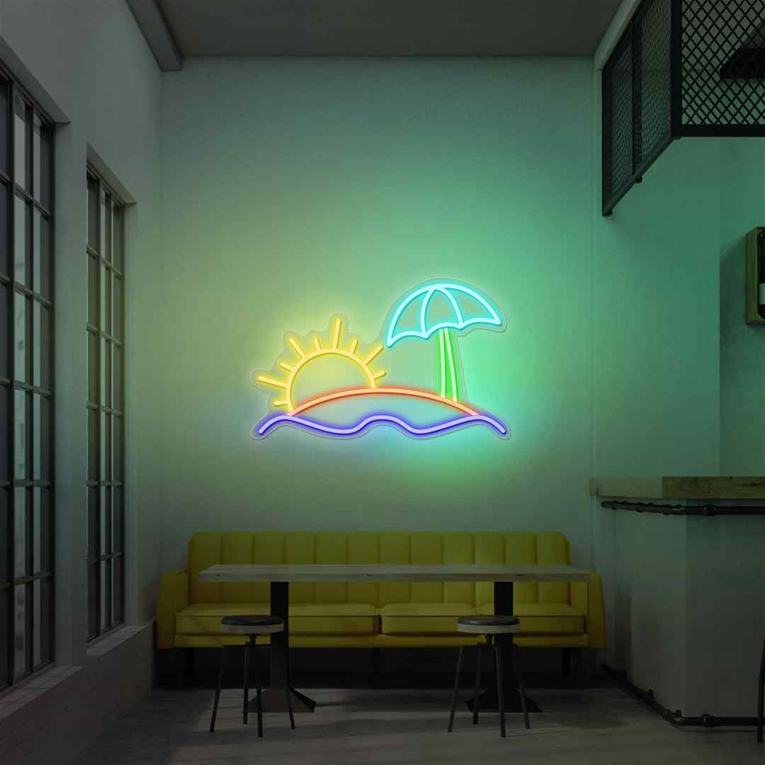 Add a Fun Touch to Your Decor with a Beach Day Neon Sign