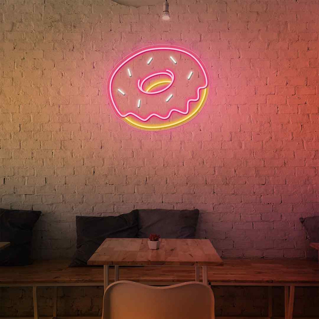 Donut neon sign
