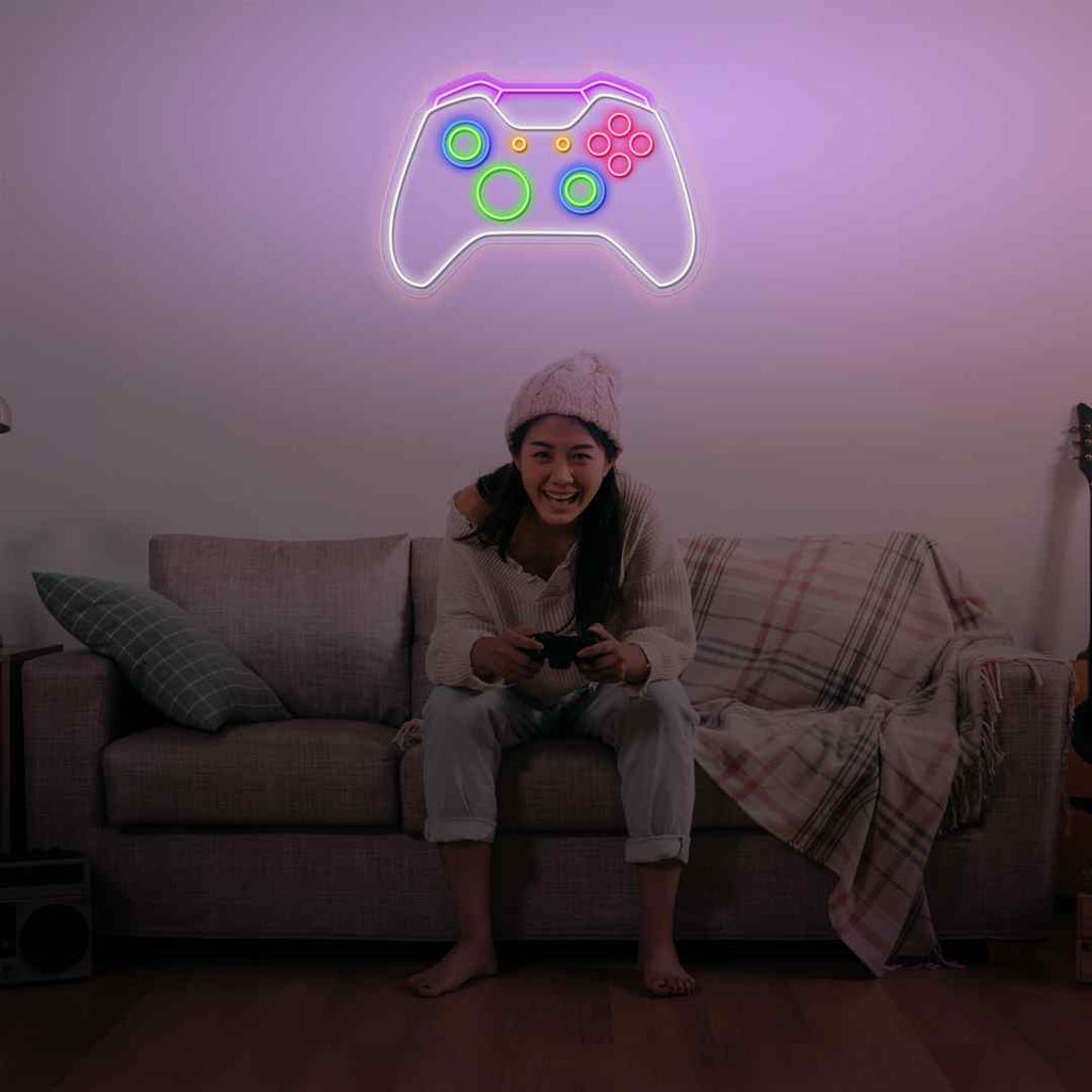 Game Controller Neon Sign