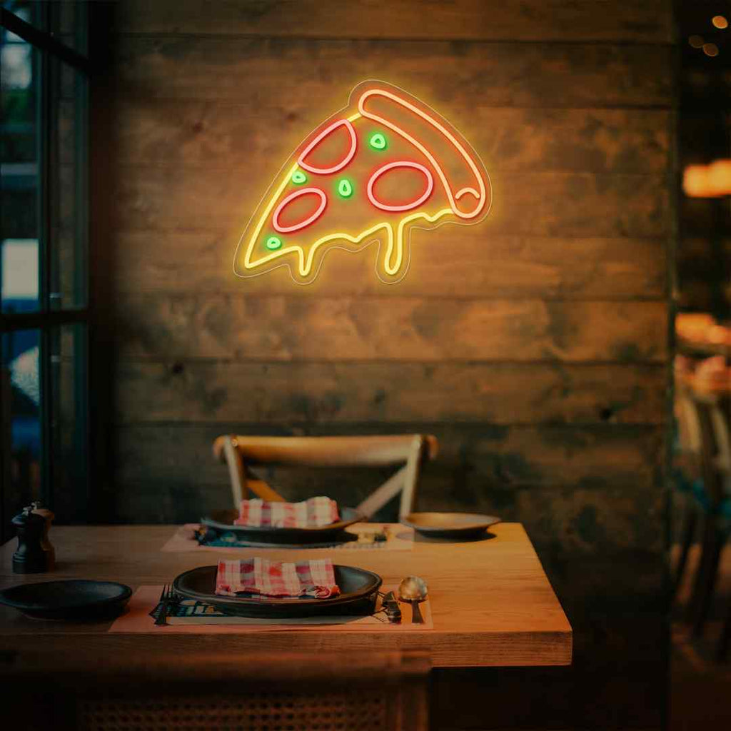Pizza neon sign